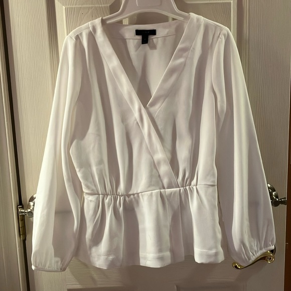 J. Crew | Tops | J Crew Vneck Blouse | Poshmark